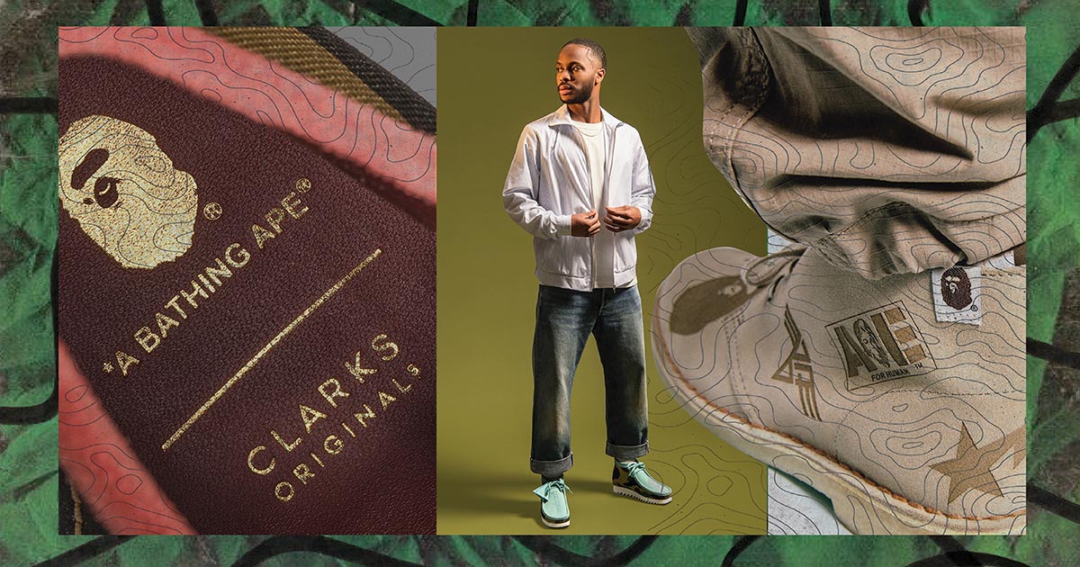 BAPE X CLARKS แมทช์ความคลาสสิคในสไตล์ MODERN STREETWEAR