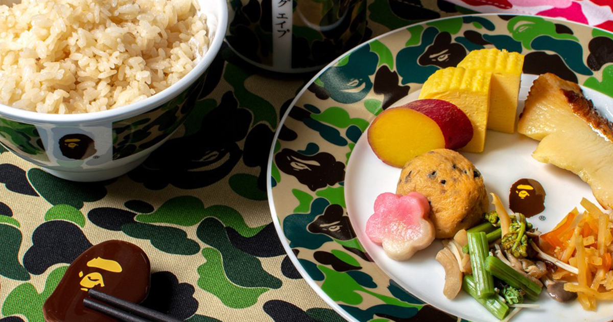 เจริญอาหารขั้นสุดด้วย "BAPE TABLEWARE" เซ็ทนี้