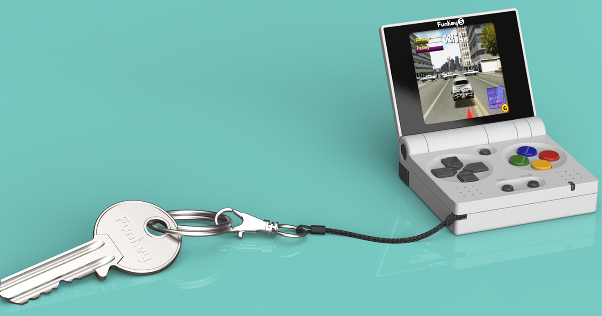 “FUNKEY S KEYCHAIN GAMING CONSOLE” เอาใจสายเกมมิ่งด้วยสุดยอดคอนโซลไซส์ ...