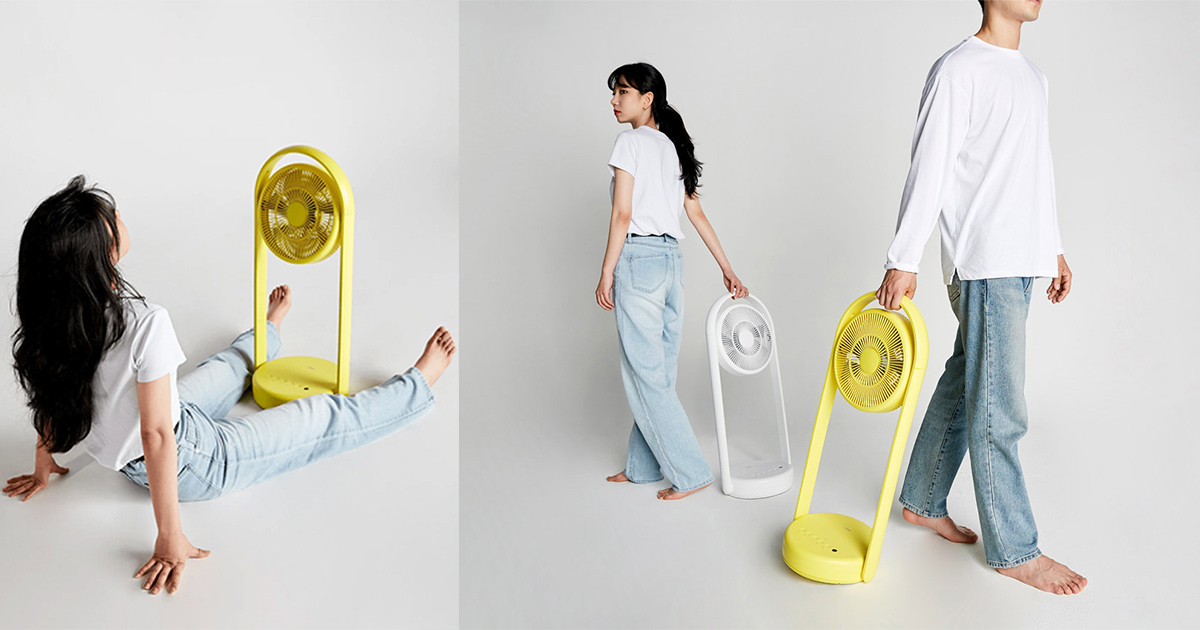 CLAIR PORTABLE FOLDING FAN หน้าฝนแบบนี้มีแค่พัดลมก็รอดแล้ว!