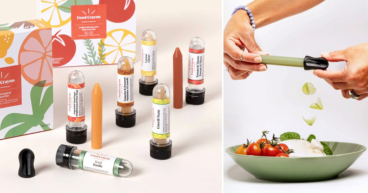 FOOD CRAYON มิติใหม่ของการปรุงอาหารผ่านแท่งดินสอสี