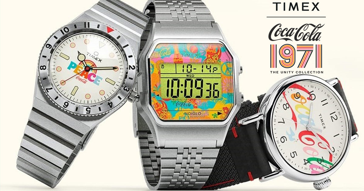 “TIMEX X COCA-COLA UNITY COLLECTION” จากโฆษณาในยุค 70S สู่งานดีไซน์ ...