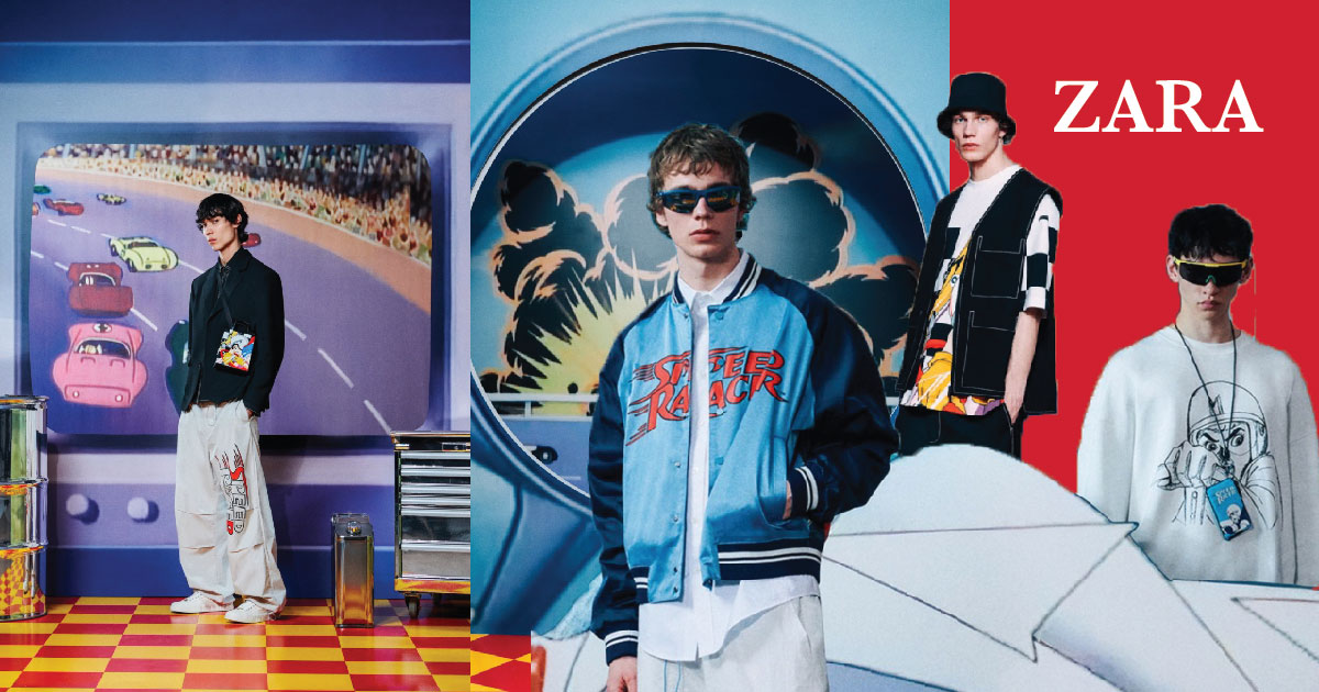 ZARA MAN + SPEED RACER แคปซูลคอลเลคชั่นที่คออนิเมะสายนักซิ่งต้องมี