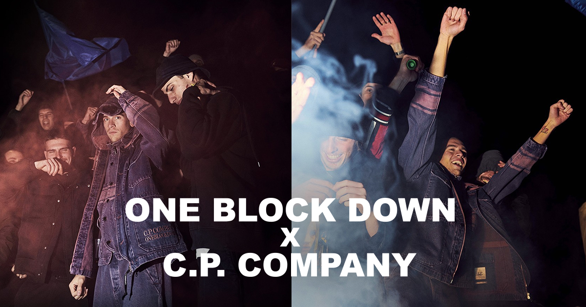 "ONE BLOCK DOWN X C.P. COMPANY" กัดด่าง ย้อมคราม แข็งแรงคงทน!