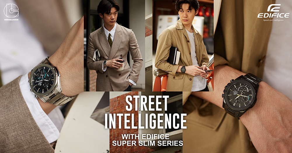 STREET INTELLIGENCE WITH EDIFICE SUPER SLIM SERIES